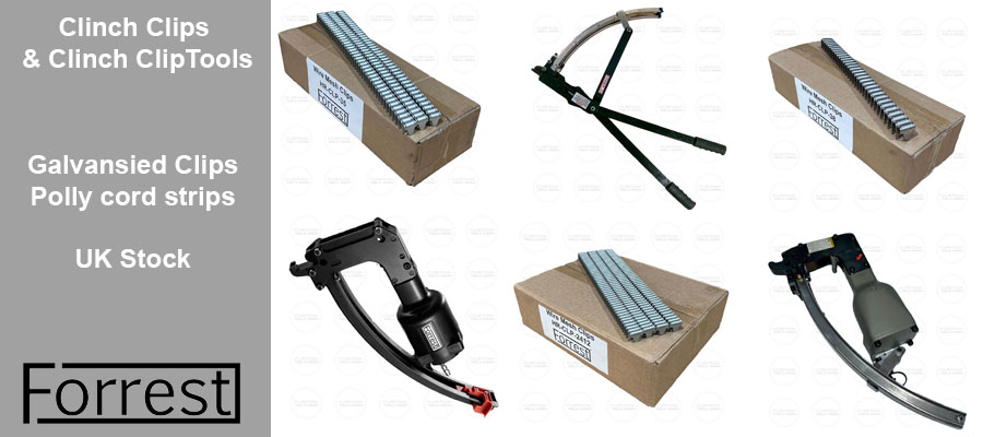 Wire Mesh Clinch Clips by CustomWeldMesh